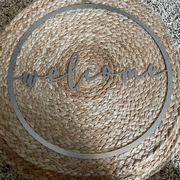 Accents | New Minimalist Metal Welcome Signs | Poshmark